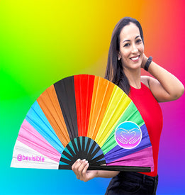 Pride Fans® Brand Folding Hand Fans Large Small Custom Wholesale Fans