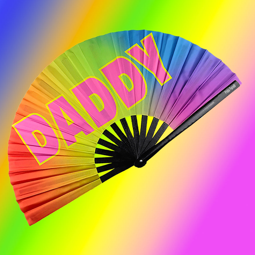Pride Fans® Brand Folding Hand Fans Large Small Custom Wholesale Fans