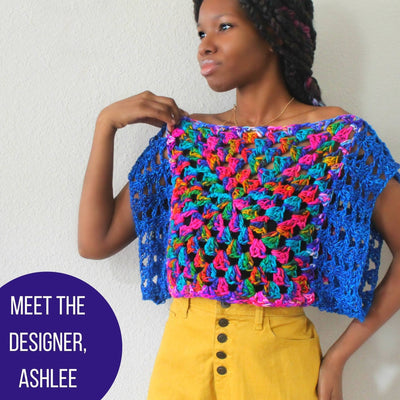 Astral Crochet Granny Square Top Pattern | Pride Fans®